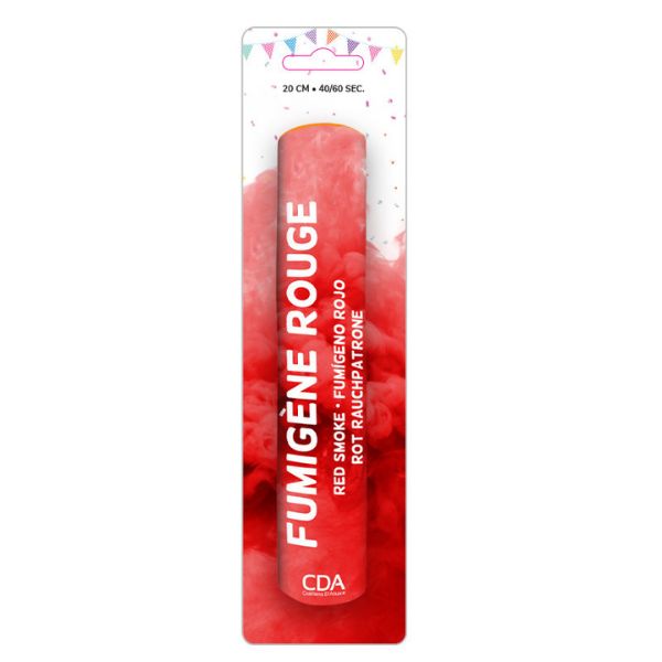 FUMIGENE ROUGE 40/60 SECONDES – Hello Ballon